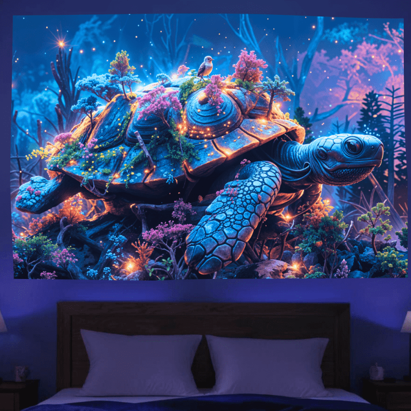 Enchanted Turtle Journey | Official GlowCreations UV Art Decor